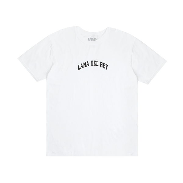 White T-Shirt With Lana Del Rey Logo - Official Lana Del Rey Store